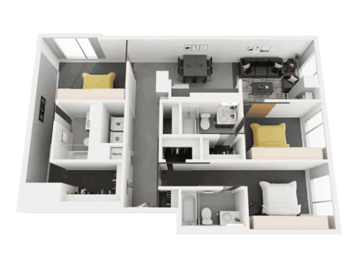 3-Bedroom Apartments in University City: Spacious & Stylish